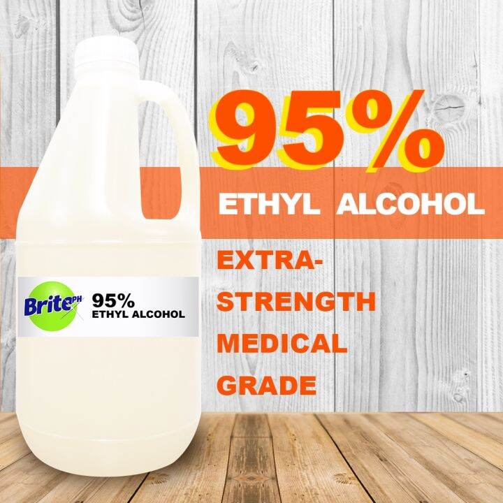 95 Ethyl Alcohol Antiseptic Disinfectant Medical Hospital Grade ...