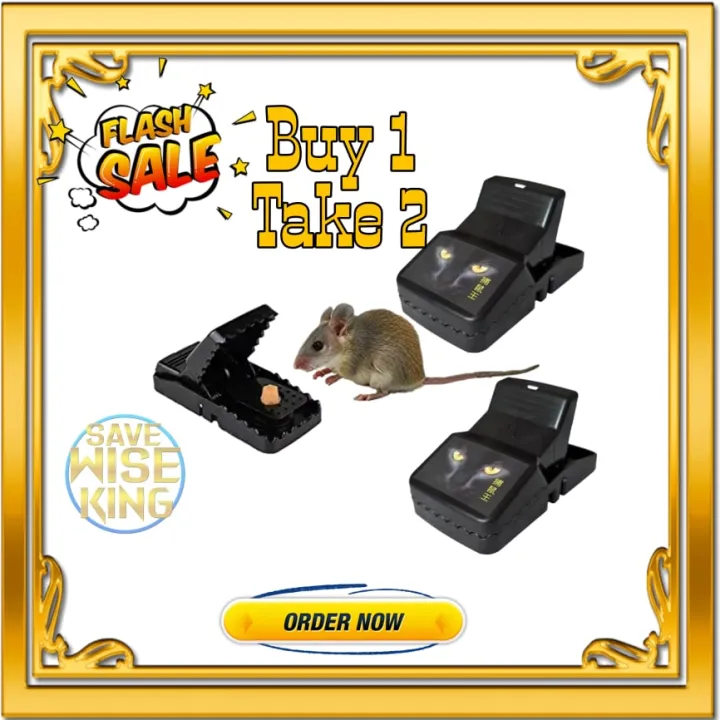 ORIGINAL BEST SELLER BUY 1 Take 2 Traps Heavy Duty Snap Mouse Trap-Easy ...