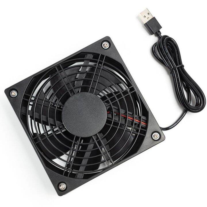 COYEN Router Cooling Silent Fan For Computer Cases Mining Rig CPU ...