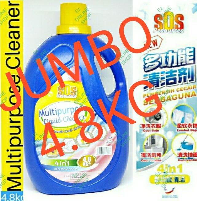 SOS JUMBO 4.8 KG SOS MULTIPURPOSE LIQUID CLEANER | Lazada