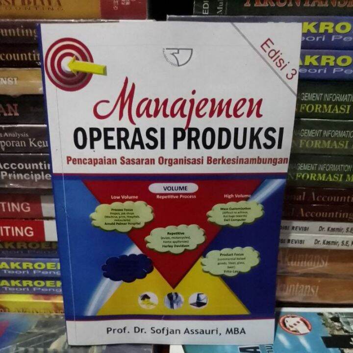 Manajemen Operasi Produksi edisi 3 by Sofjan Assauri | Lazada Indonesia
