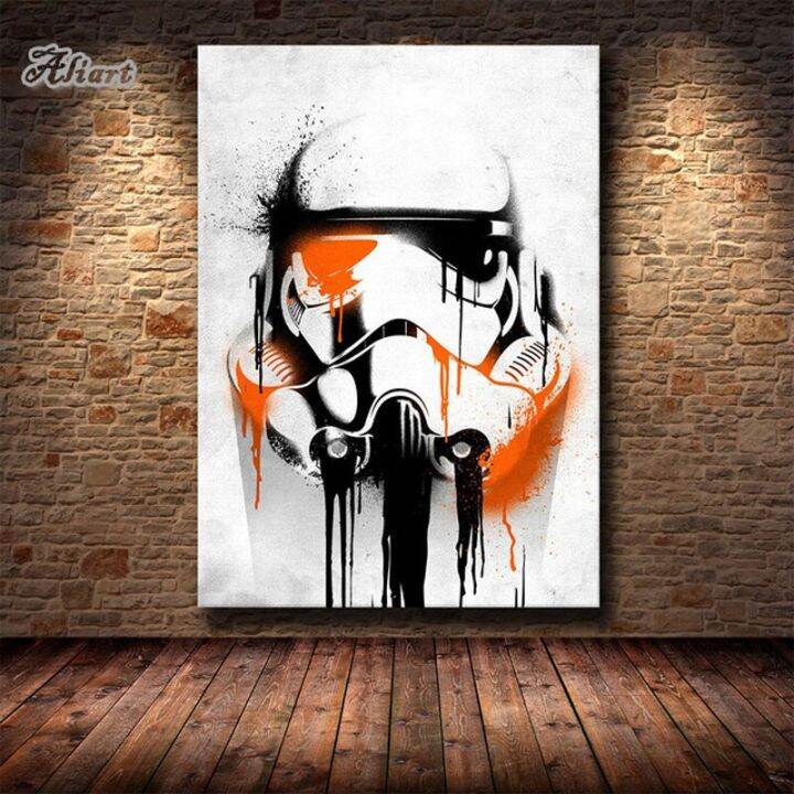 Movie Wall Art StarWars Storm Trooper Posters Abstract Paintings On ...