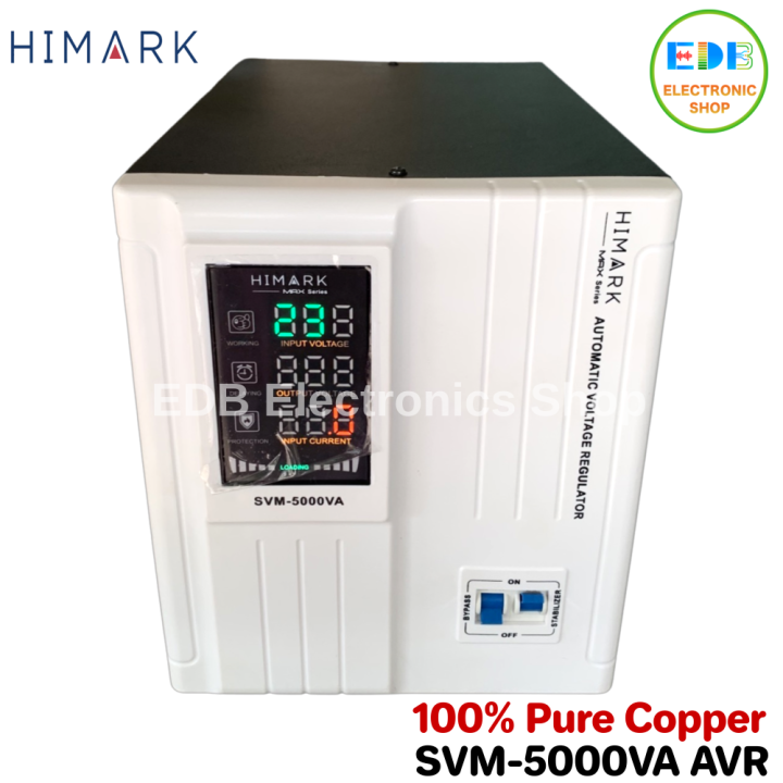 Himark SVM-5000VA SL AVR 5000 Automatic Voltage Regulator 100% Pure ...