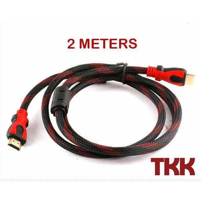 TKK 2M 2 Meters High Speed HDMI Cable For LCD DVD HDTV | Lazada PH