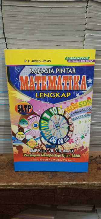 Buku Rahasia Pintar Matematika Lengkap Untuk SMP Kelas 7, 8, 9 ... Buku Rahasia Pintar Matematika Lengkap Untuk SMP Kelas 7, 8, 9 ...