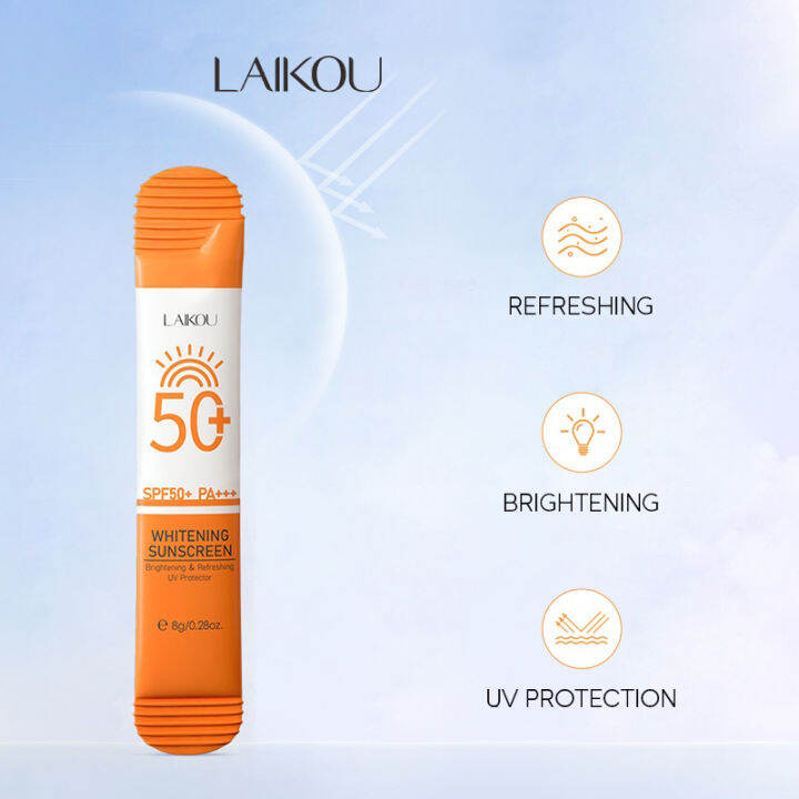 LAIKOU SPF50+ PA+++ Whitening Sunscreen Brightening Refreshing UV ...