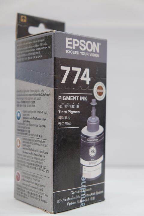 Genuine Epson Ink 774 Black 140 ml | Lazada PH