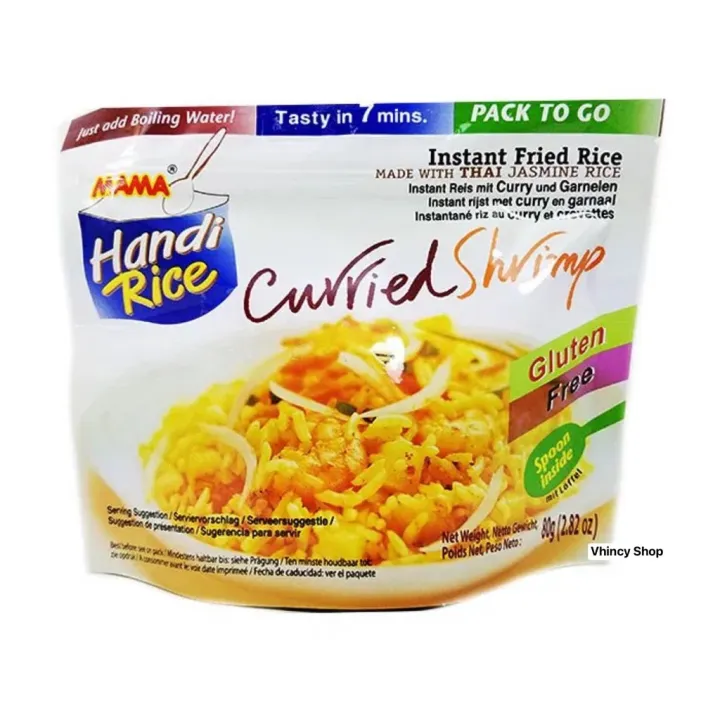 MAMA HANDI RICE - CURRIED SHRIMP 80G san miguel corporation job ...