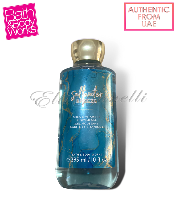 Authentic Bath And Body Works Saltwater Breeze 295ml Shower Gel From