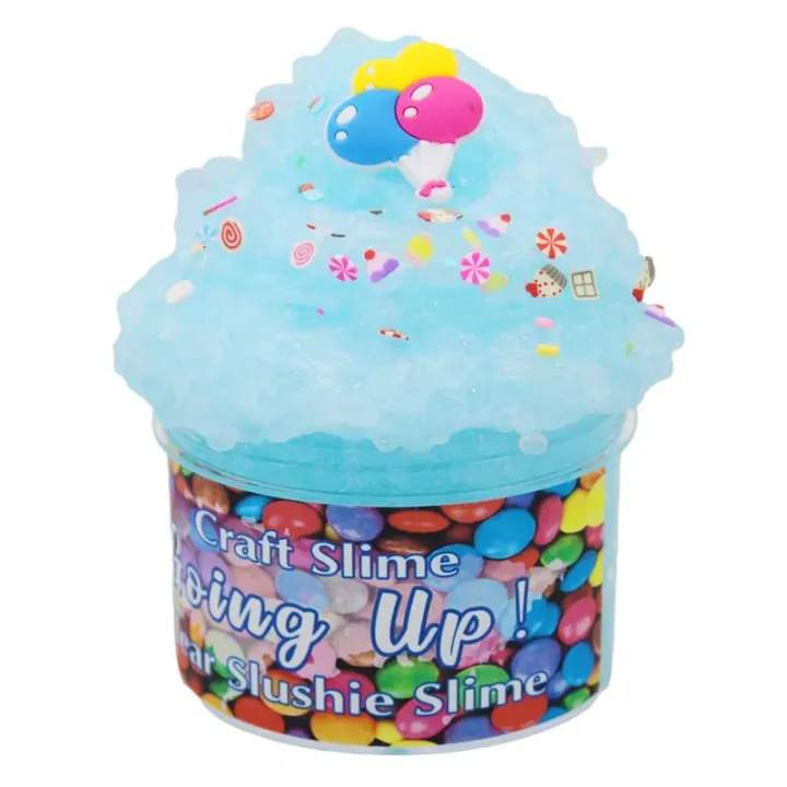 Stress Relief Slime Toys Soft and Non-Sticky Fluffy Slime Toy 60ml ...
