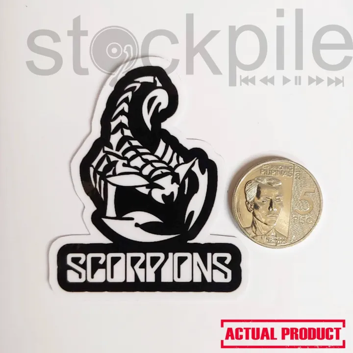 SCORPIONS BAND ROCK N ROLL VINYL STICKERS | Lazada PH