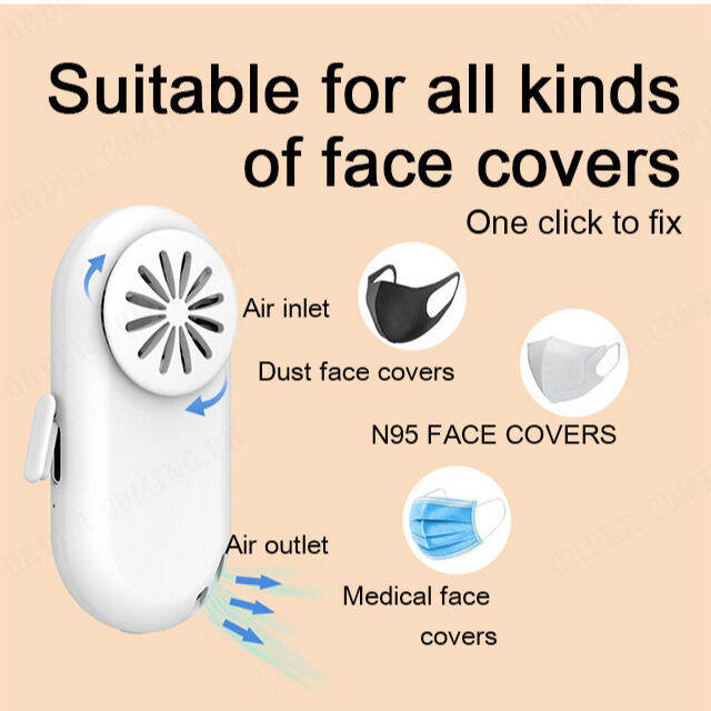 Order Coming Refreshing Mask Fan with Powerful Airflow for Clean ...