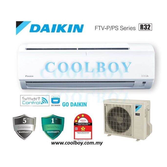 Daikin Smart Control 1 0hp 2 5hp R32 Air Conditioners Non Inverter Ftv