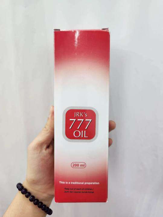 Dr.JRK's 777 Oil 200ml-Proprietary Siddha Medicine | Lazada