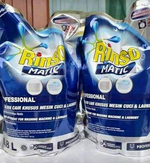 Rinso Matic Liquid Detergent Professional 1.65 Liter/Rinso cair / Detergen cair / Detergen mesin ...