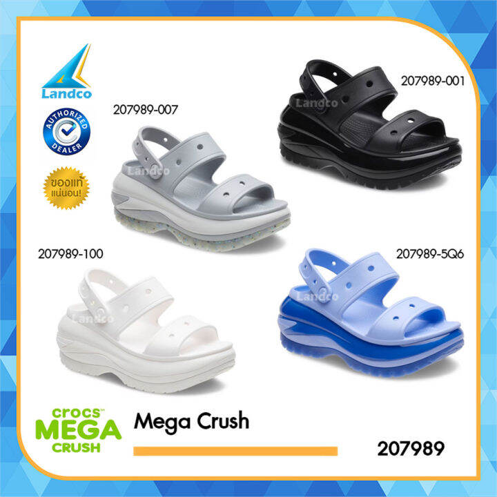 Crocs Collection รองเท้าแตะ รองเท้ารัดส้น รองเท้าครอคส์ UX Classic Mega ...