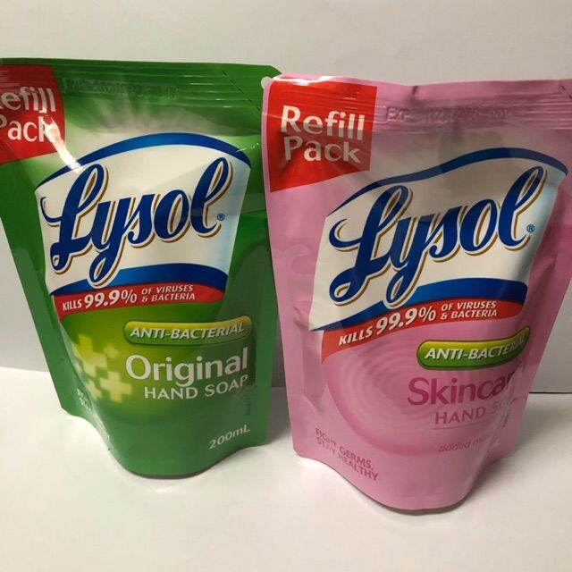 Lysol Refill Pouch Handwash 200ml 1pack | Lazada PH