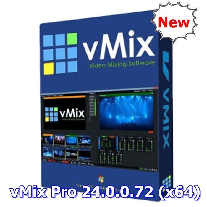 vMix Pro 24.0.0.72 (x64) ถาวร โปรแกรมสตรีมมิ่ง ไลฟ์สด Youtube, FB และ ...