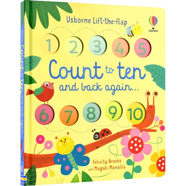 Usborne Lift-The-Flap Count To Ten And Back Again Children 'S Popular ...