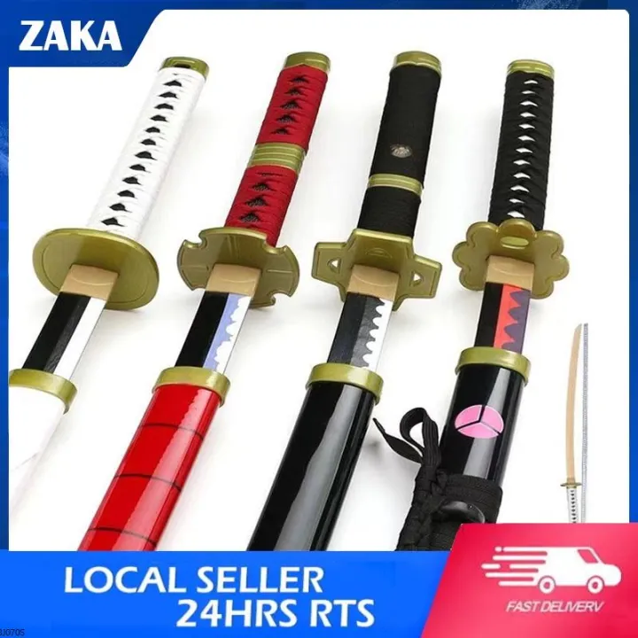 anime uniform One Piece Zoro Sword Wooden Sword 22CM bouncing Luffy ...