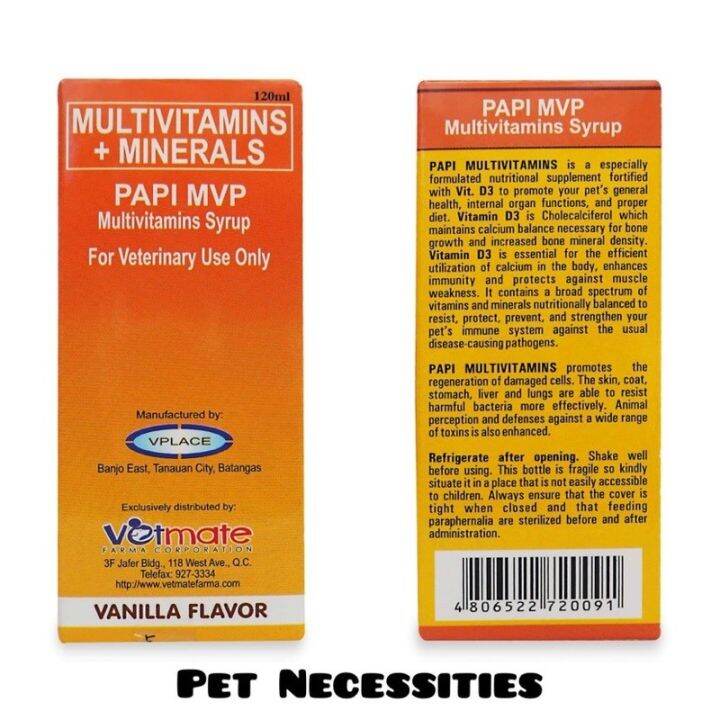 Papi MVP Multivitamins 120ML | Lazada PH