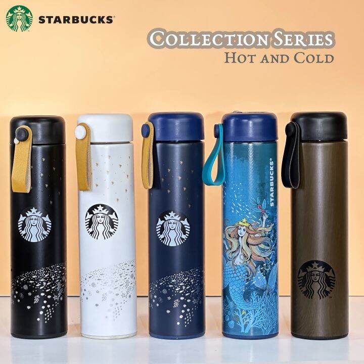 473ml Starbucks Stainless Steel Vacuum Insulated Tumbler Water Bottle Insulation Double Wall Cup ...