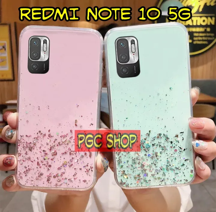 CASING ( REDMI NOTE 10 5G ) CASE GLITER, KESING HP,KASING KEREN,CASING ...