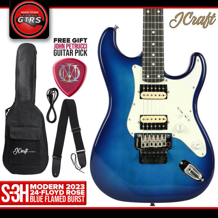 JCraft S-3H FR24 2023 HH Zebra Superstratocaster Electric Guitar w ...