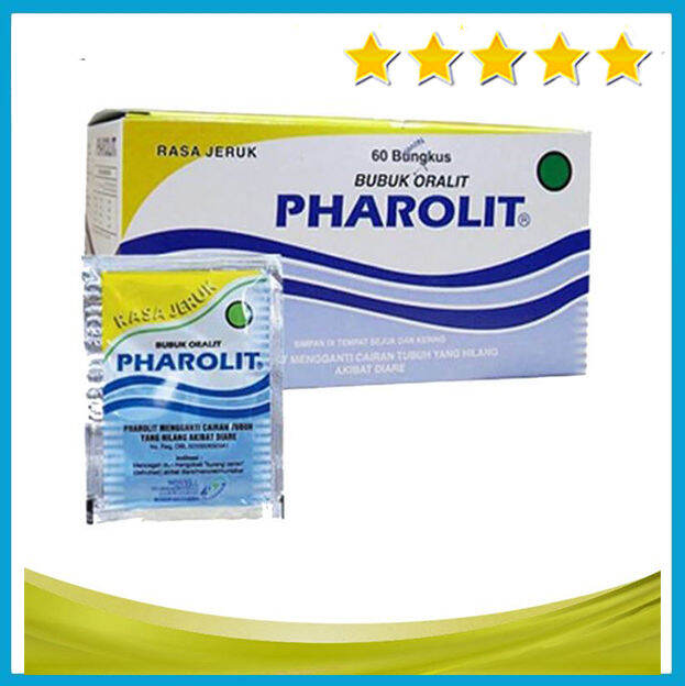 Pharolit Sitrat Powder Bubuk Oralit 4 gram Rasa Jeruk 1 Sachet | LGG ...