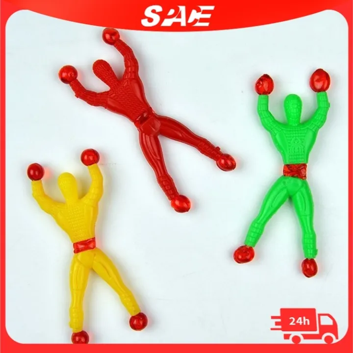 Sticky Mini Man Little Toy Climbing Wall Spiderman | Lazada PH