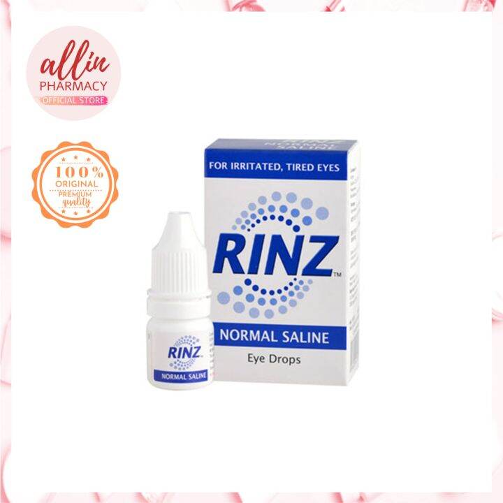 Rinz Normal Saline Eye Drops (EXP 06/25) | Lazada