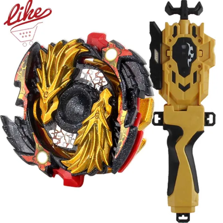 Time Beyblade Burst B-00 Lost Longinus Gold Dragon B00 with Launcher ...
