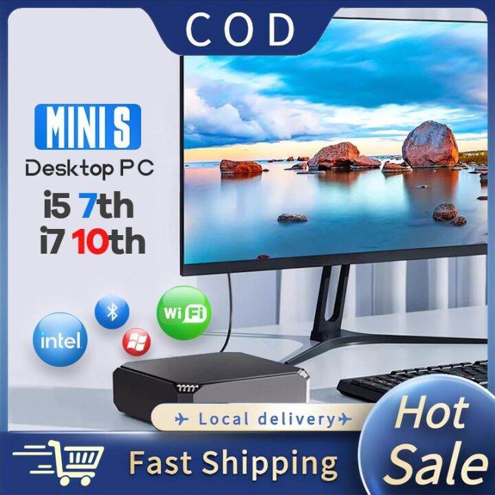 Local delivery 】 Desktop Comupter full set intel 10th i5 /i7 /Ryzen 5 ...