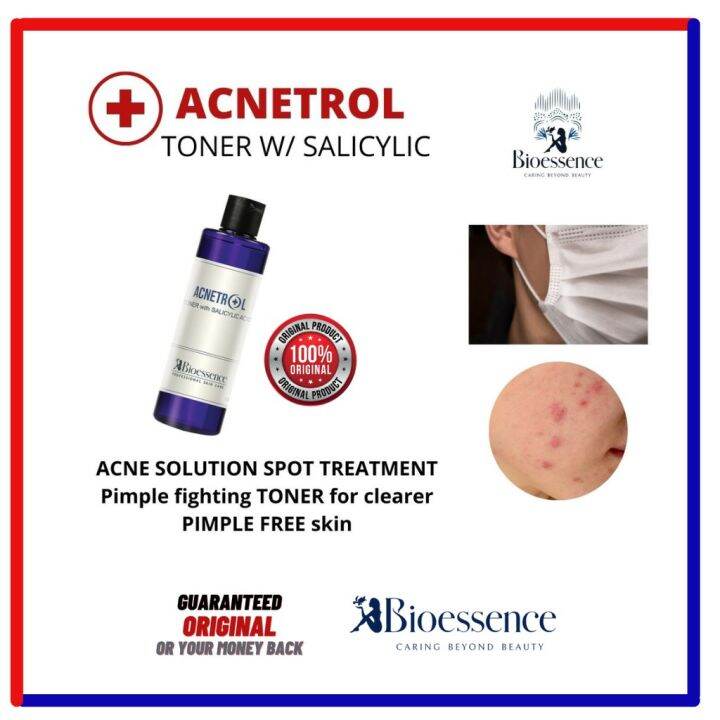 BIOESSENCE ACNETROL SALICYLIC TONER Pimple fighting TONER for clearer ...