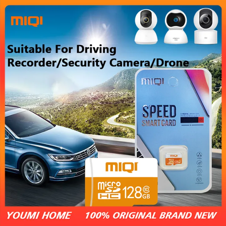 MIQI Universal Micro SD Card Class 10 Memory Card Speed up to 108MB/s ...