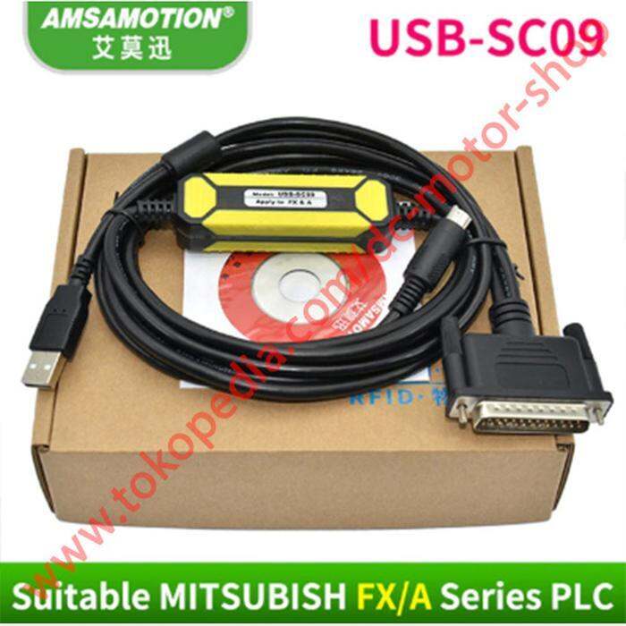 USB-SC09-FX USB-SC09 USB SC09 CABLE FOR MITSUBISHI Kabel PLC FX & A ...