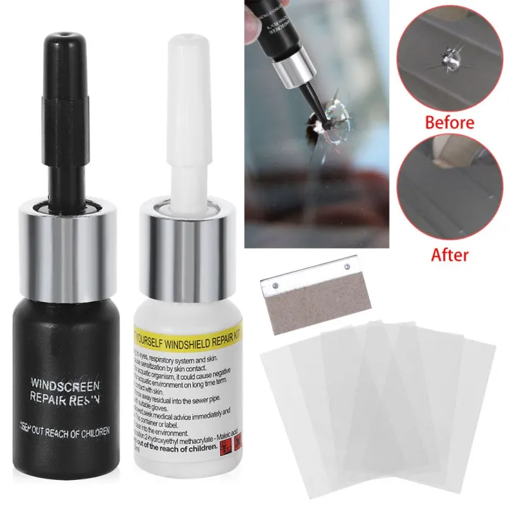 【COD+IN STOCK】 Hot Adhesives Tool Kit Restore Car Window Repair Windscreen Scratch Auto Glass ...