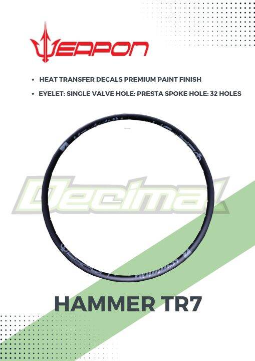 Weapon Rims Hammer Original ( SOLD PER PC. ) | Lazada PH