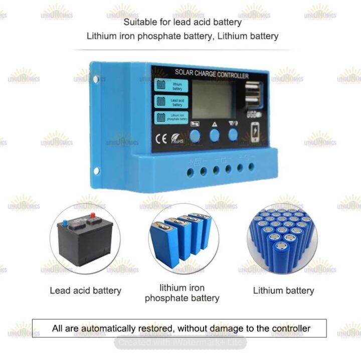 30A solar charge controller for Lifepo4 li ion SLA | Lazada PH