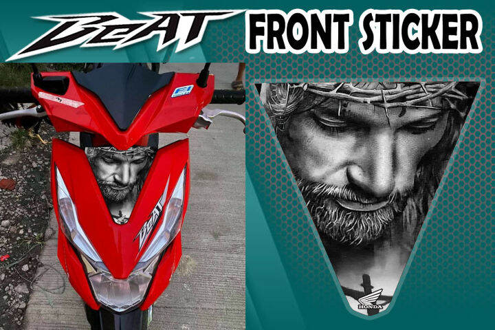 HONDA BEAT FRONT STICKER / HONDA BEAT ACCESSORIES / HONDA BEAT DECALS ...