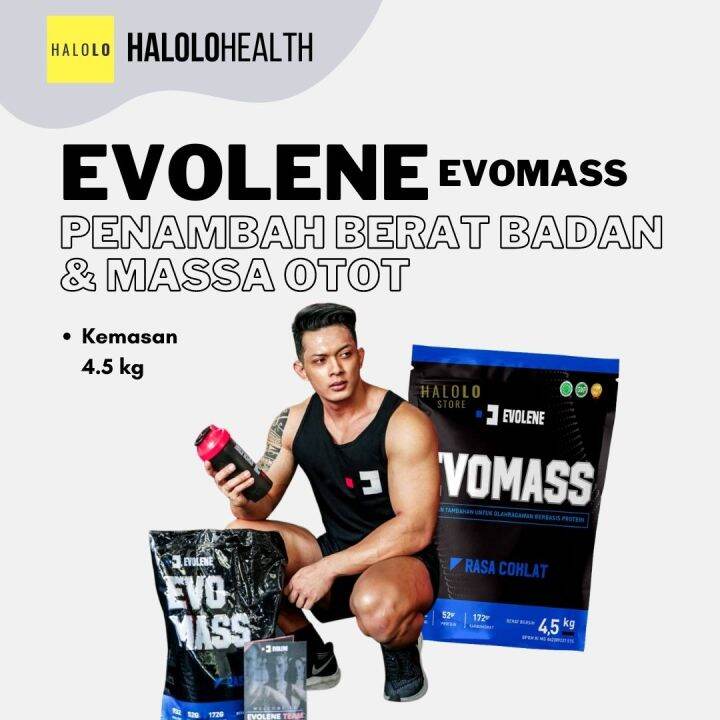 EVOLENE Evomass Evo Mass Gainer 10 Lbs 10Lbs Penambah Berat Badan 4.5Kg ...