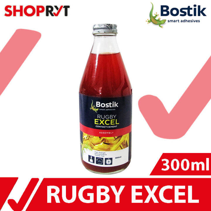BOSTIK Rugby Excel General Purpose Contact Cement, 300ml, Toluene Free ...