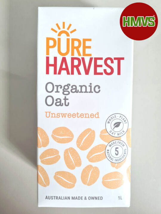 Pure Harvest Organic Oat - Unsweetened 1L | Lazada