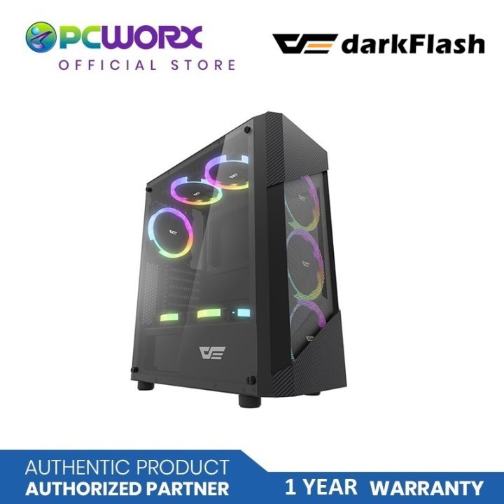 Darkflash POLLUX Mid-tower ATX Gaming Case Black | Desktop Casing ...