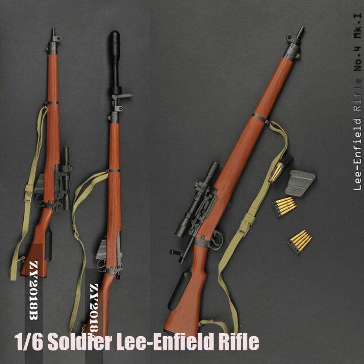 ZYTOYS ZY2018 NO4MKI 1/6 Scale Classic Lee-Enfield Rifle Weapon ...