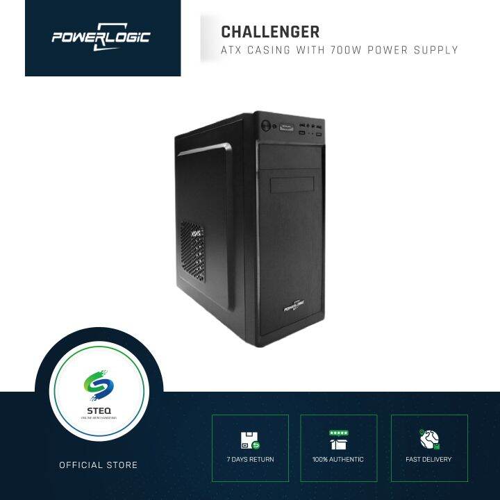 STEQ PowerLogic Challenger ATX Casing | Lazada PH