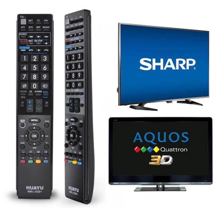 Sharp TV remote control (replacement-L1026+1) | Lazada Singapore