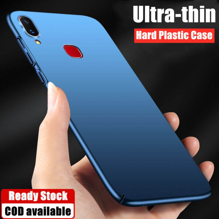 For Vivo V11i 1806 Slim Fit Hard Plastic Phone Case Full Protective ...