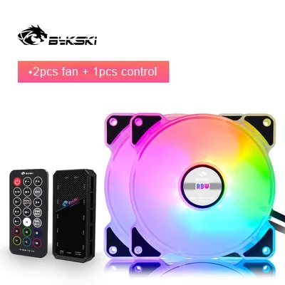 Bykski Water Cooling Radiator Fan Computer Pc Case A-rgb Fan 120mm Led ...