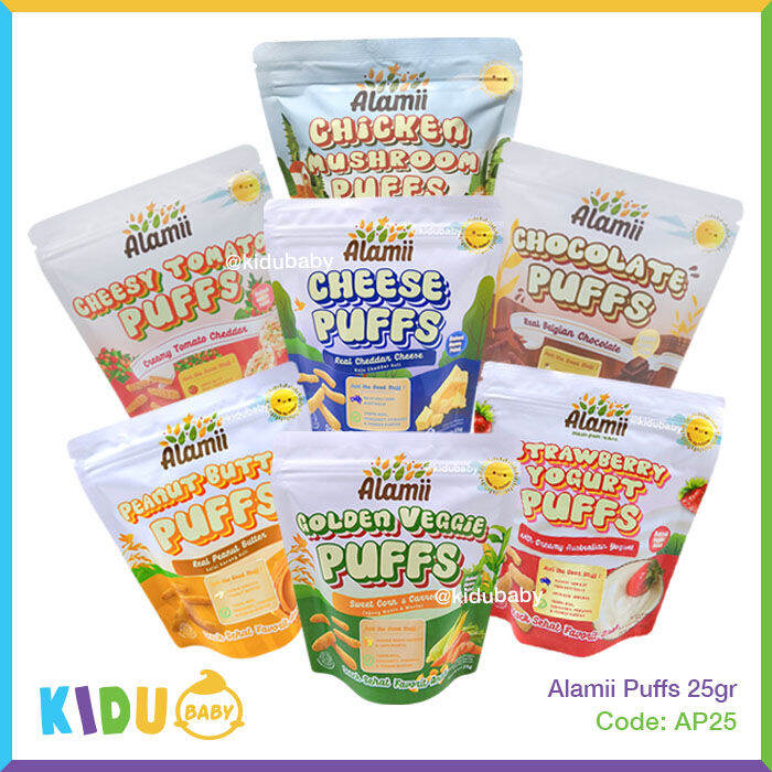 Alamii Puffs Cemilan Sehat Anak Kidu Baby | Lazada Indonesia